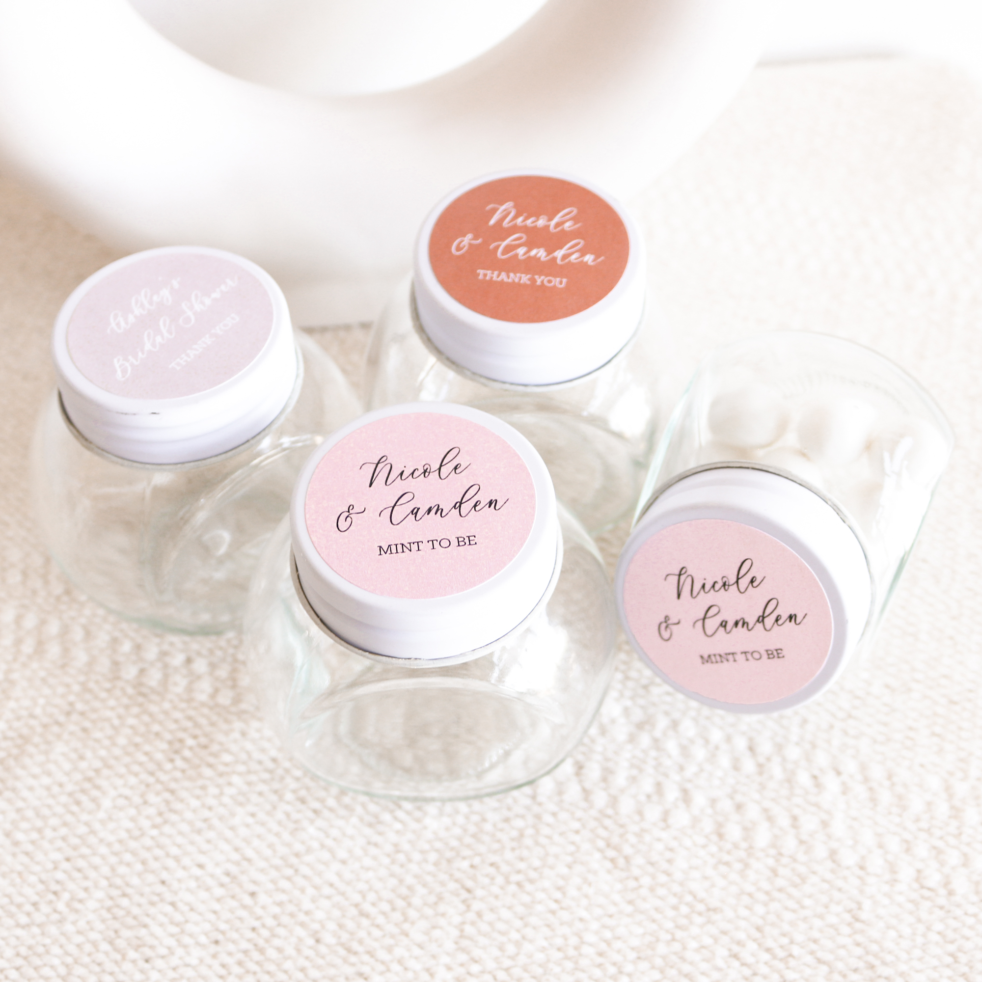 Wedding Favorites: Personalized Candy Jars