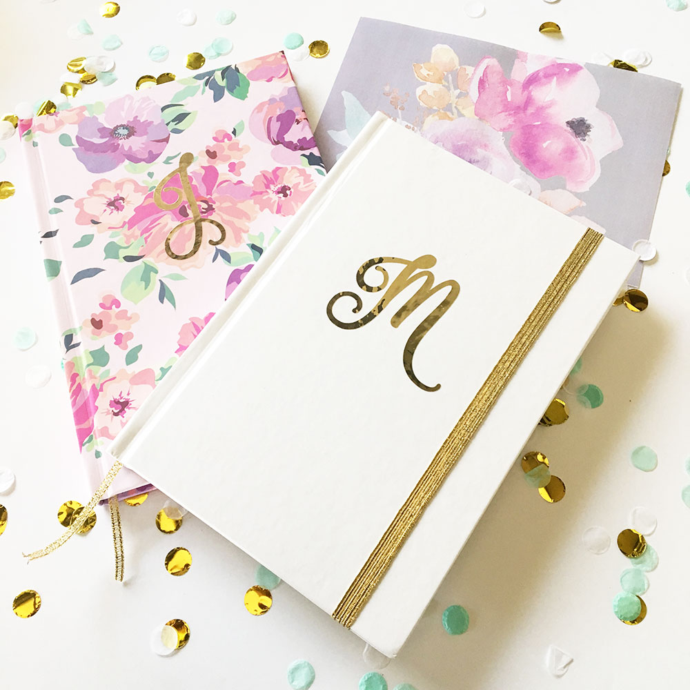 Wedding Favorites: Script Monogram Journal